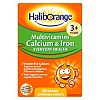 Haliborange Kids Multivitamins Calcium & Iron 3+yrs - 30 Orange Flavour ...