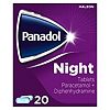 Panadol Paracetamol Diphenhydramine 500mg/ 25mg NightPain - 20 Tablets ...