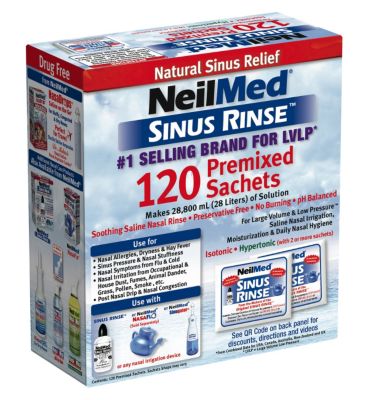 NeilMed Sinus Rinse - 120 Sachets - Boots