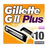 Gillette G II Plus Razor Blades 10Pk - Boots