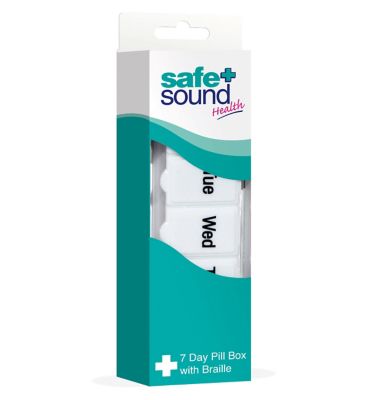 Safe & Sound 7 Day Pocket Sized Pill Box - Boots Ireland