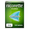 Nicorette Microtab 2mg - 100 Sublingual Tablets - Boots