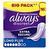 Always Discreet Incontinence Pads+ Long Plus For Sensitive Bladder 16 ...