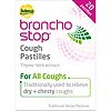BronchoStop Cough Pastilles for Dry and Chesty Coughs - 20 Pastilles ...
