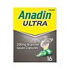 Anadin Ultra 200mg Ibuprofen Liquid Capsules - 16 - Boots