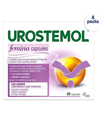 Buy Urostemol Femina Capsules - 60 capsules | Boots.com productWIKI ...