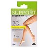 Boots 20 Denier Firm Support Tights 1 pair pack Natural Tan Medium - Boots