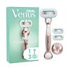 Venus Deluxe Smooth Sensitive RoseGold Razor Handle + 3 Blades - Boots
