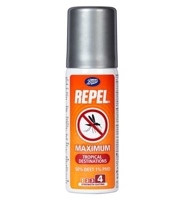 Boots Repel Maximum DEET & PMD Aerosol 50ml - Boots