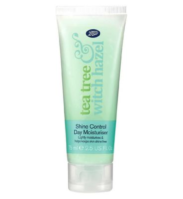 Boots Tea Tree & Witch Hazel Shine Control Day Moisturiser 75ml - Boots