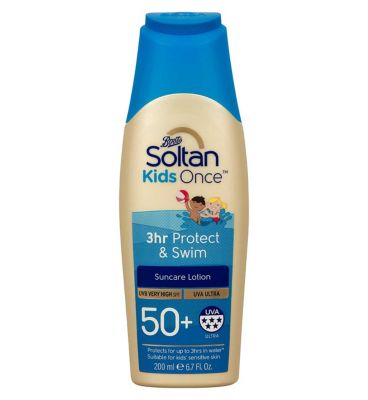 Soltan Once advanced sun protection | adults and kids | Exclusive to Boots
