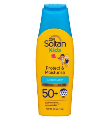 Soltan Protect & Moisturise Products Range - Boots Ireland