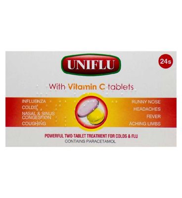 Uniflu Gregovite Tablets - 24s - Boots Ireland
