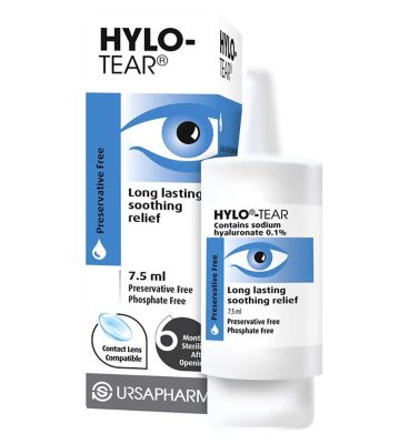 Hylo Tear Preservative Free Eye Drops 7.5ml - Boots Ireland