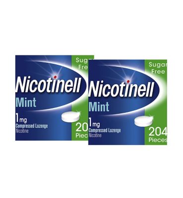 Nicotinell Mint Lozenge - 204s 1mg x 2 Bundle - Boots Ireland