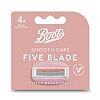 Boots Smooth Care 5 Blade System Razor Refill Cartridges 4pk - Boots