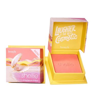 Benefit Mini Shellie Warm-Seashell Pink Blush 2.5g - Boots
