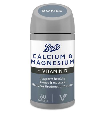 Boots Calcium And Magnesium 60 Tablets - Boots Ireland