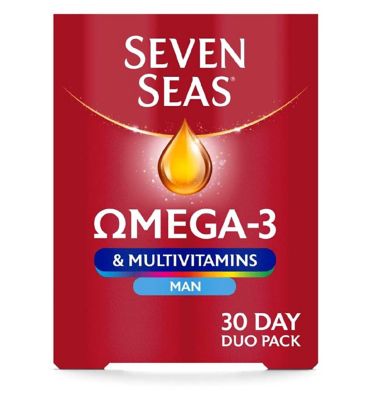 Seven Seas Omega-3 & Multivitamins Man 30-Day Duo Pack - Boots
