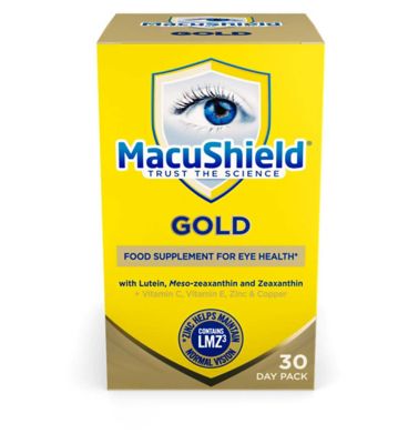 MacuShield GOLD 30 Day Pack 90 Capsules - Boots Ireland