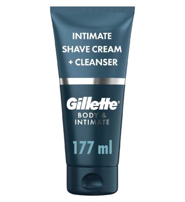 Gillette Body and Intimate Shave Cream + Cleanser, Gentle Formula ...