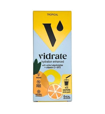 ViDrate Hydration Sachets Tropical - 12 Sachets - Boots
