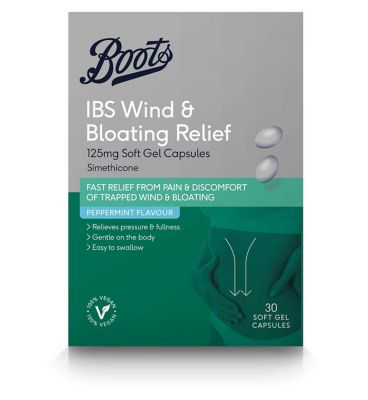 Boots IBS Wind & Bloating Relief - 30 Soft Gel Capsules - Boots Ireland