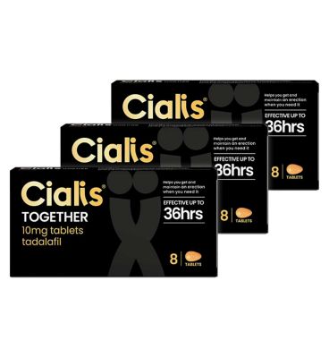 Cialis Together 10mg Tablets - Tadalafil - 24 Tablet Bundle - Boots