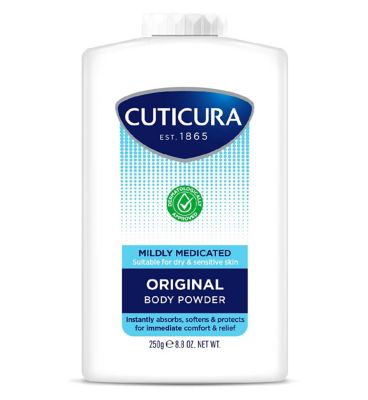 Cuticura Mildly Medicated Body Powder 250g - Boots