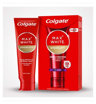 Colgate Max White Stain Lift Toothpaste 75ml - Boots Ireland