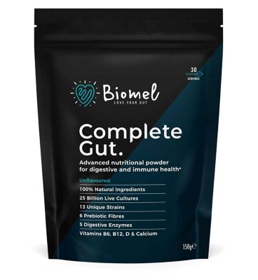Biomel Complete Gut Powder Unflavoured 150g - Boots