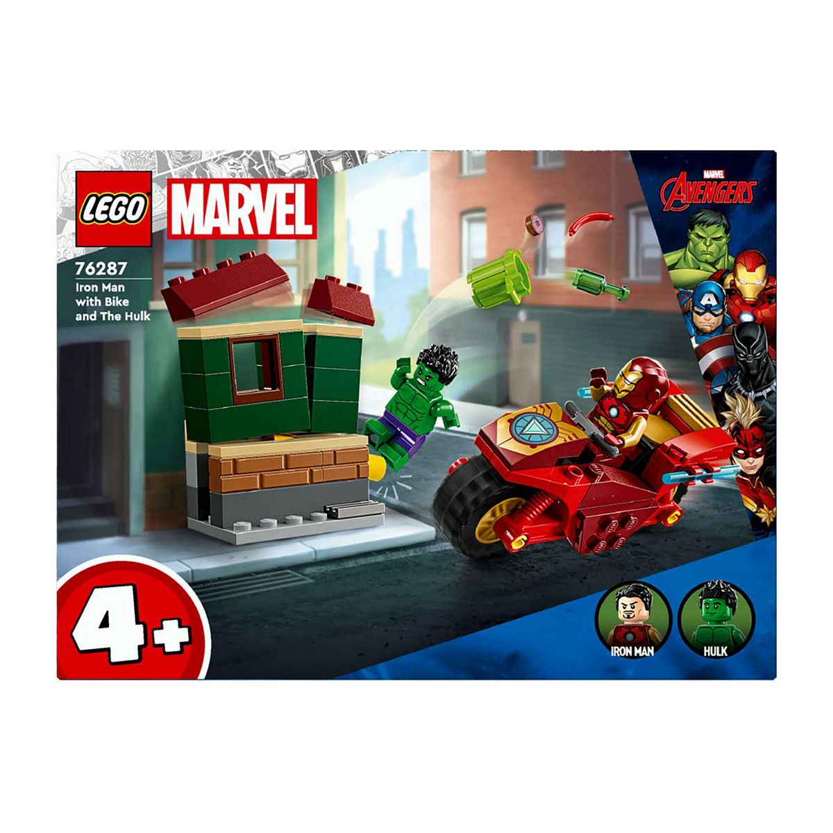 Lego Marvel Iron Man With Bike And The Hulk from Lego :: Buy from Boots The Chemist on The UK ...