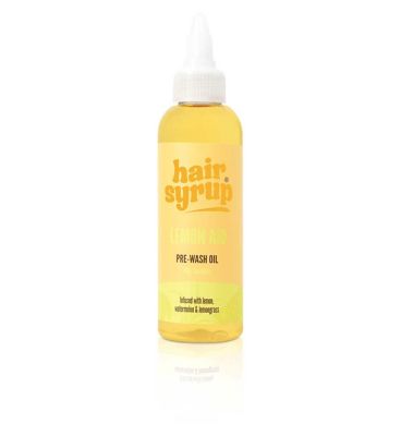 Hair Syrup Pre-Wash Hair Oil, Lemon Aid 100ml - Boots