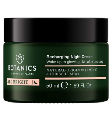 Botanics All Bright Recharging Night Cream Moisturiser 50ml - Boots Ireland