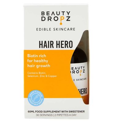 Beauty Dropz hair Hero vitamin drops 60m - Boots