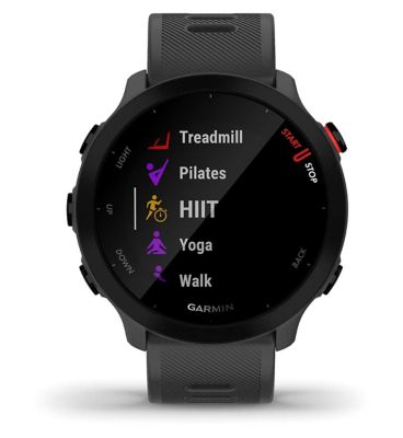 Garmin Forerunner® 55 Running Watch GPS Monterra Grey - Boots