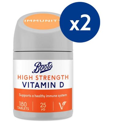 Boots Vitamin D Tablets 25ug 180s Bundle - Boots Ireland