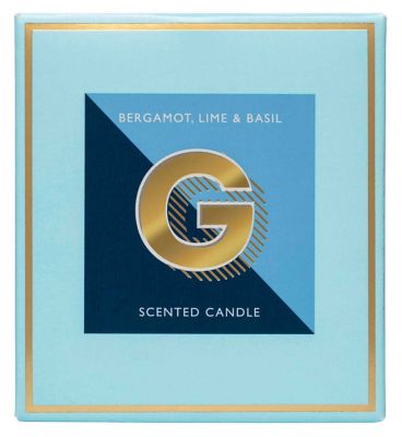 Landon Tyler Alphabet Candle Letter G Bergamot Lime and Basil - Boots