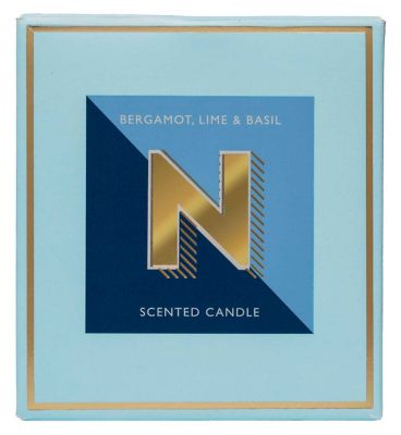 Landon Tyler Alphabet Candle Letter N Bergamot Lime & Basil - Boots