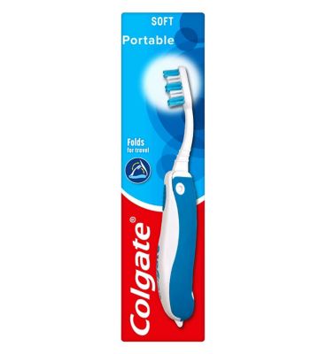 Colgate Portable Travel Soft Manual Toothbrush - Boots Ireland