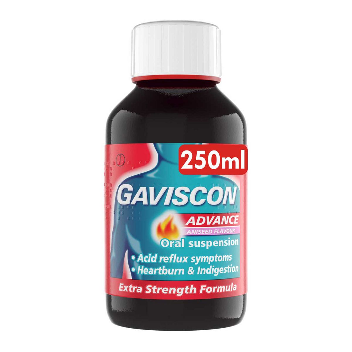 Gaviscon Advance Aniseed Flavour Oral Suspension -250 ml from Gaviscon ...