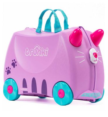 Trunki Ride on Carry on Luggage Toy Cassie the Cat - Boots Ireland