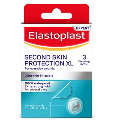 Elastoplast Second Skin Protection XL Everyday Plasters (3 pcs) - Boots ...