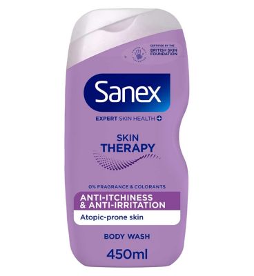 Sanex Skin Therapy Anti-Itchiness & Anti-Irritation Shower Gel Body ...
