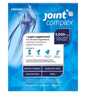 Revive Active Joint Complex with Marine Collagen, MSM & Glucosamine - 1 month supply, 30 Sachets ...