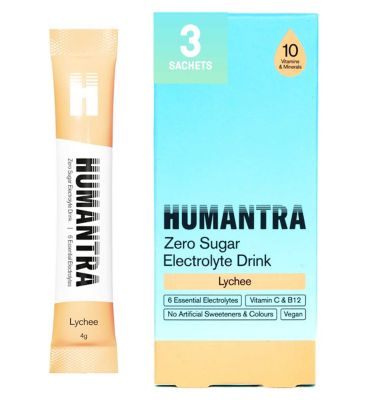 Humantra Lychee Electrolyte Powder Sachets 3s - Boots