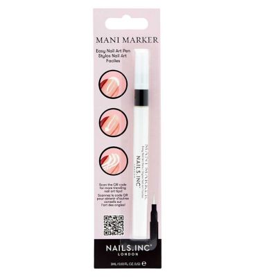 Nails. Inc Mani Marker Nail Art Pen White 3ml - Boots