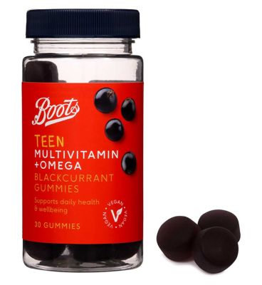 Boots Teens Multivitamins + Omega 3 Gummies 30s - Boots