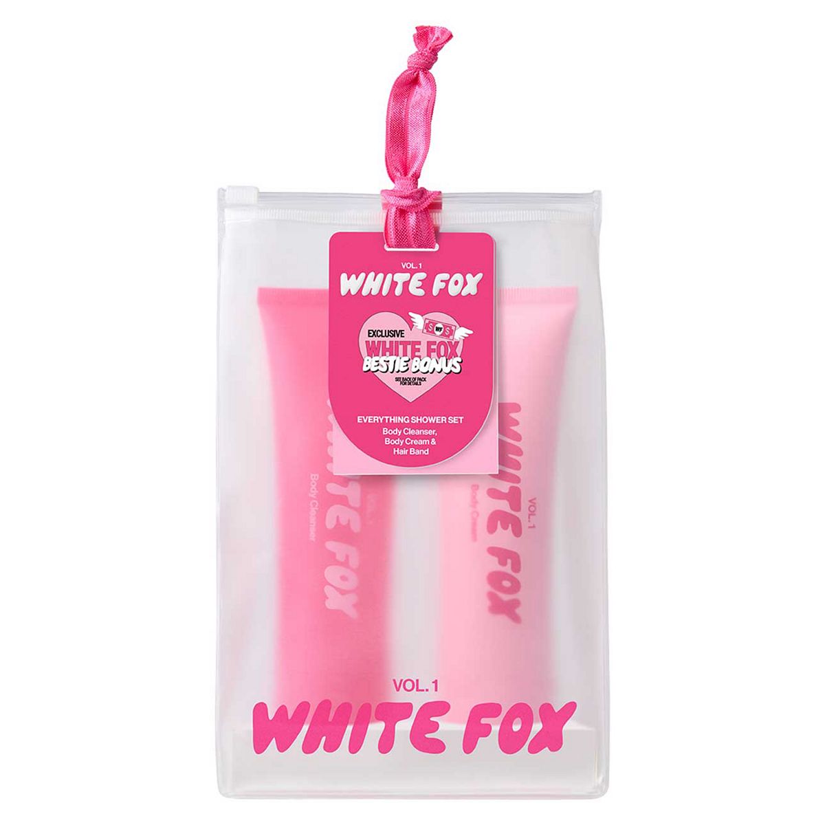 WHITE FOX Everything Shower Set, Body Cream, Cleanser & Hair Tie from ...