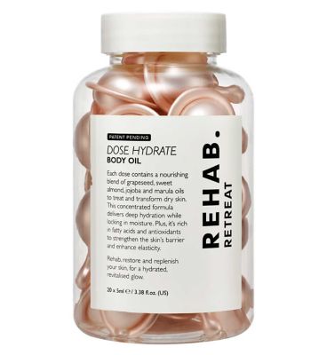 REHAB Retreat Dose Hydrate Body Oil 100ml - Boots Ireland